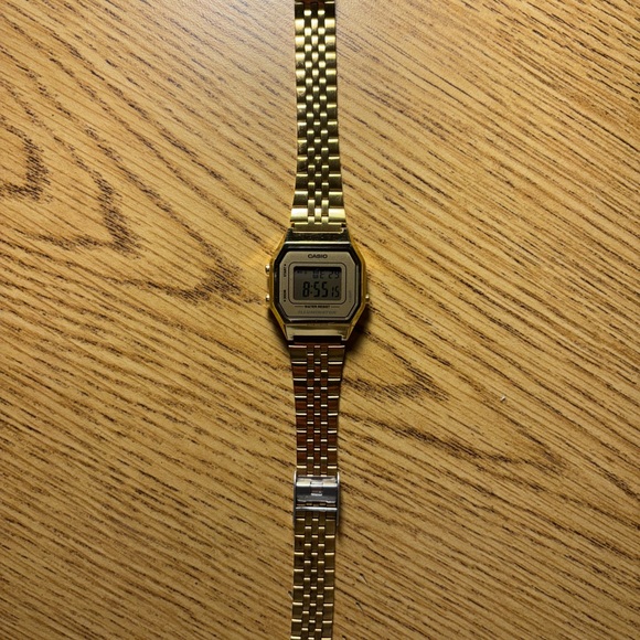 Casio | Accessories | Casio Goldtone Digital Timepiece | Poshmark